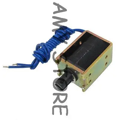 DC 24Volts 0.8A 0.5KG 5mm Stroke Pull Type Solenoid Electromagnet ...