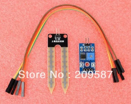 10PCS-soil-the-hygrometer-detection-module-soil-moisture-sensor-For-Arduino-Robot-smart-car-For ...