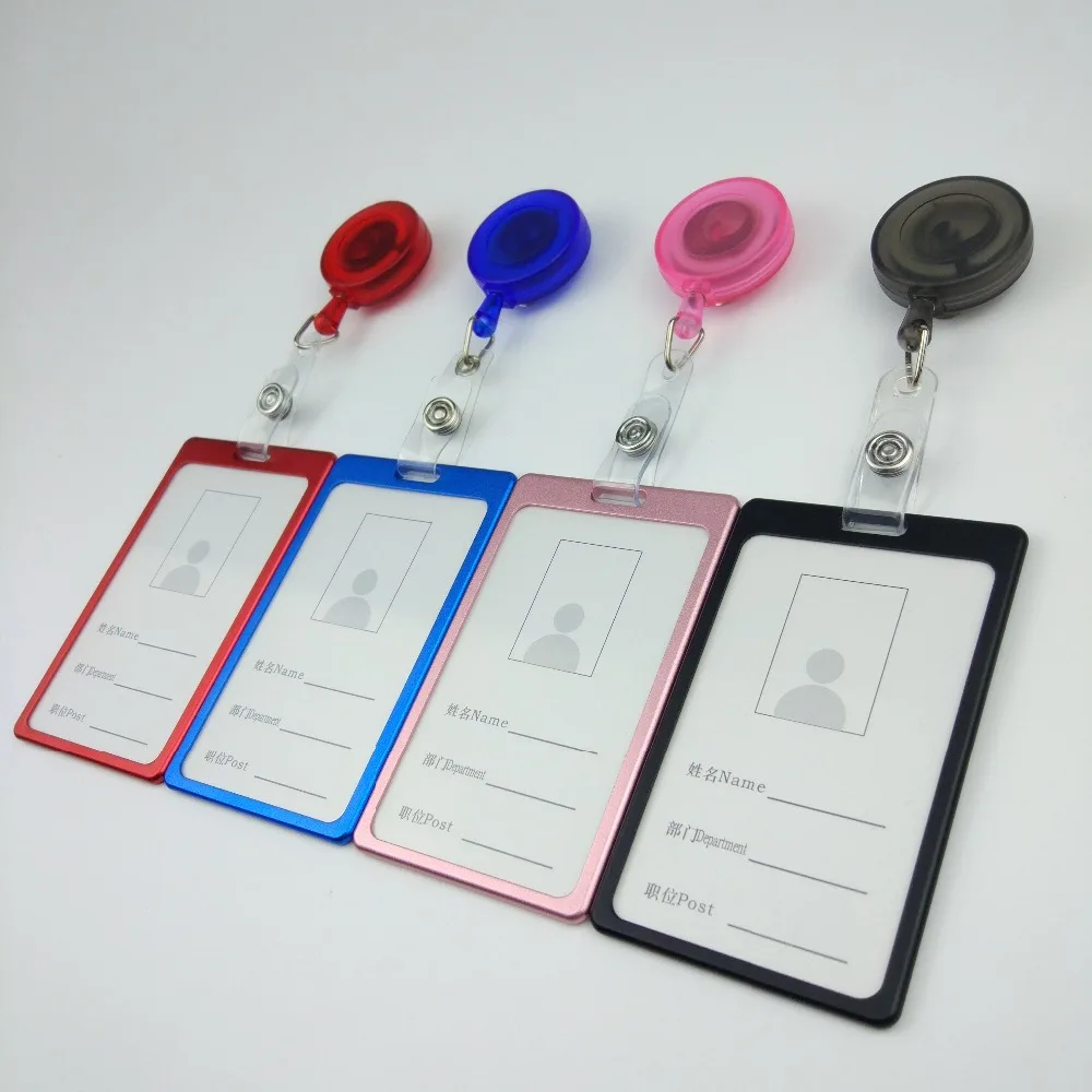 Cover Card ID Holder Color Metal cardholder Name card Badge employee