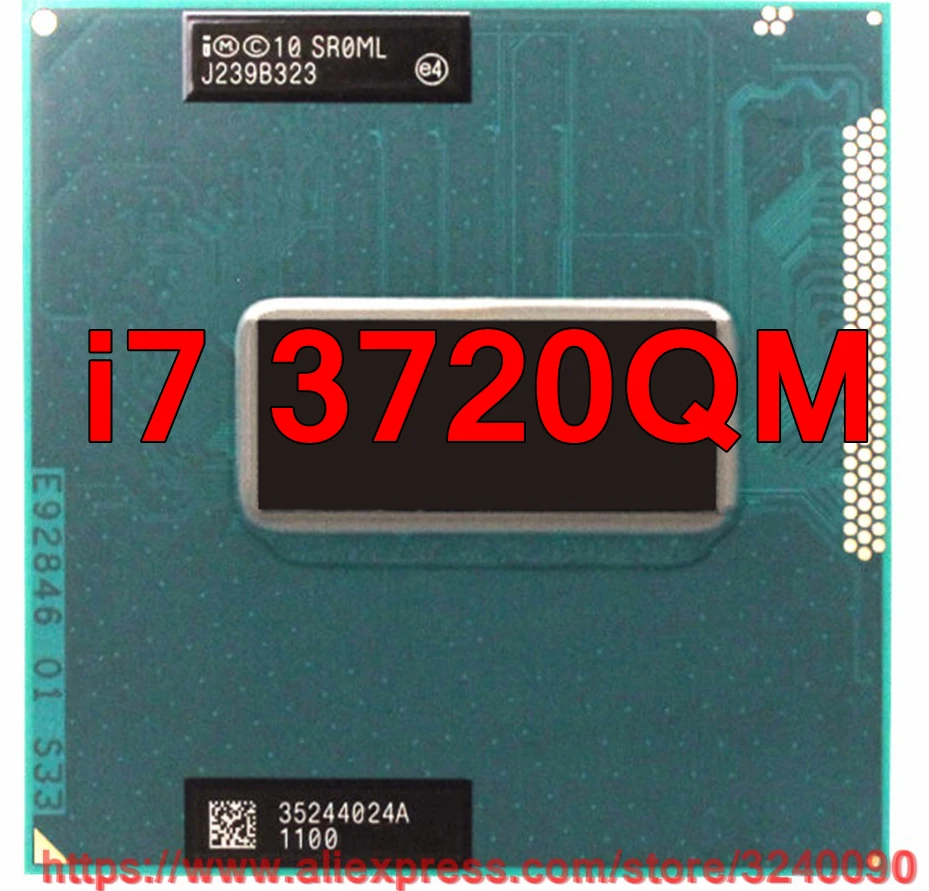 Procesador de ordenador portátil lntel Core i7 3720qm SR0ML, Original ...