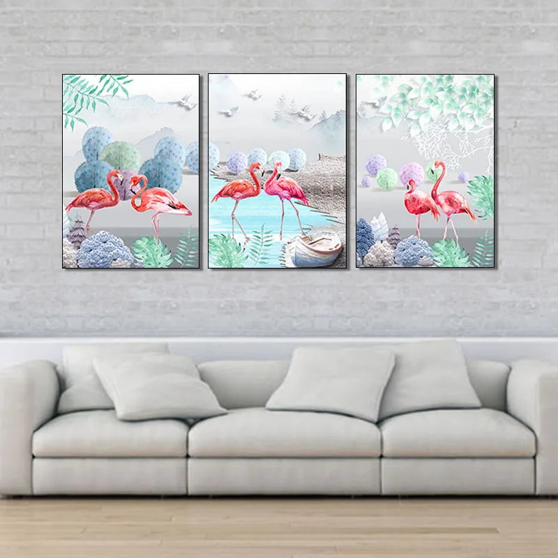 3 шт масляная краска по номерам Цветок акриловая настенная краска Ing