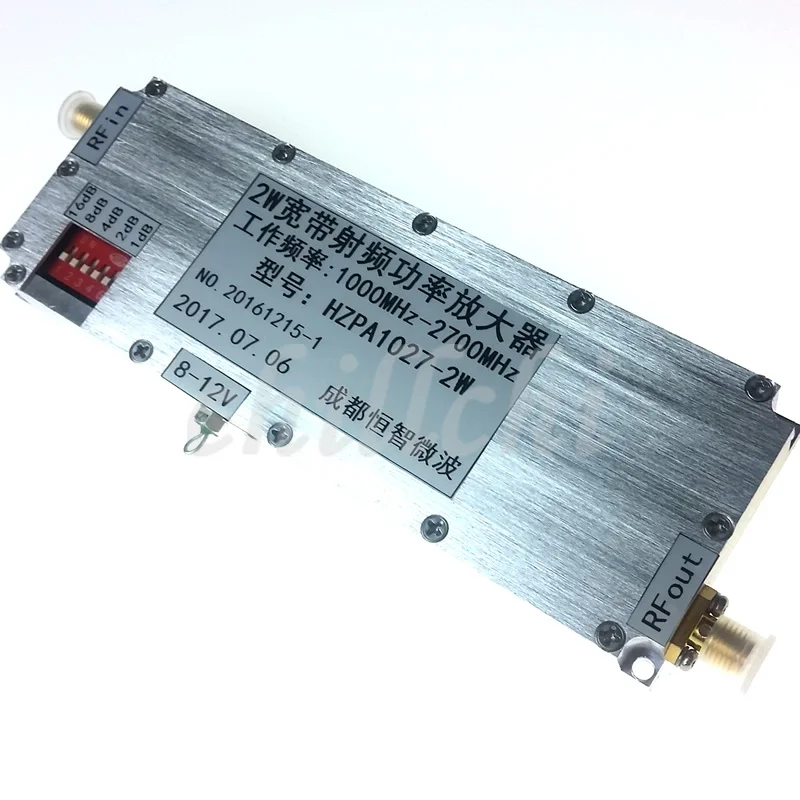 2w Rf Power Amplifier Rf Power Amplifier Broadband Microwave Power ...