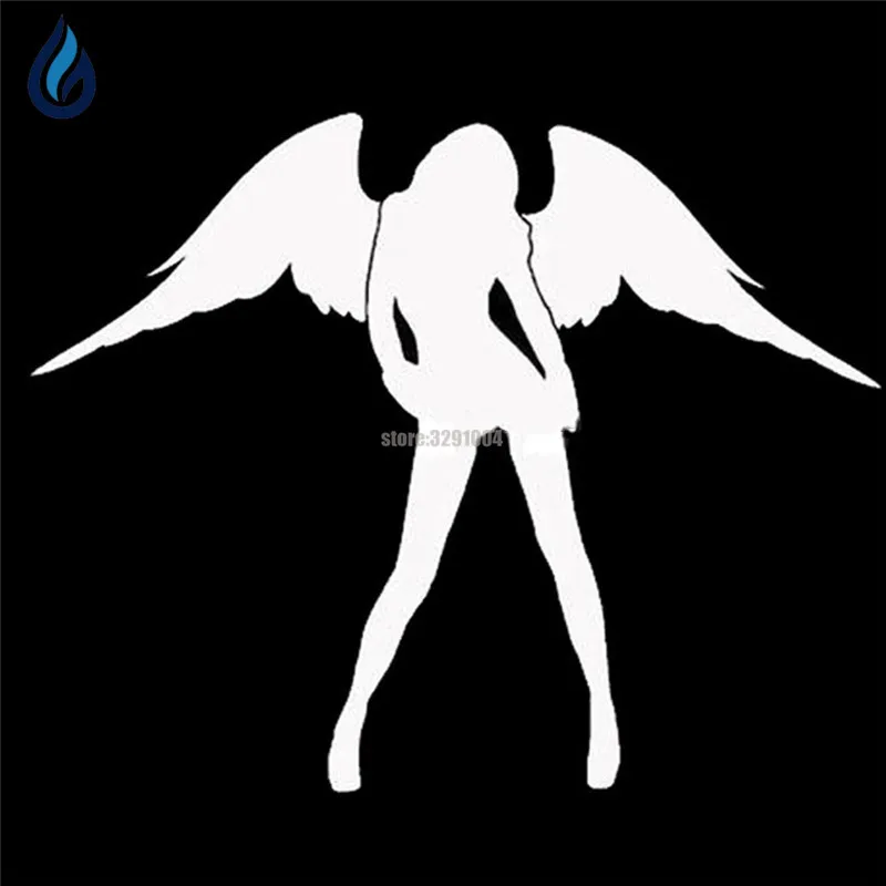 Buy 14 10cm Reflective Angel And Devil Car Sticker