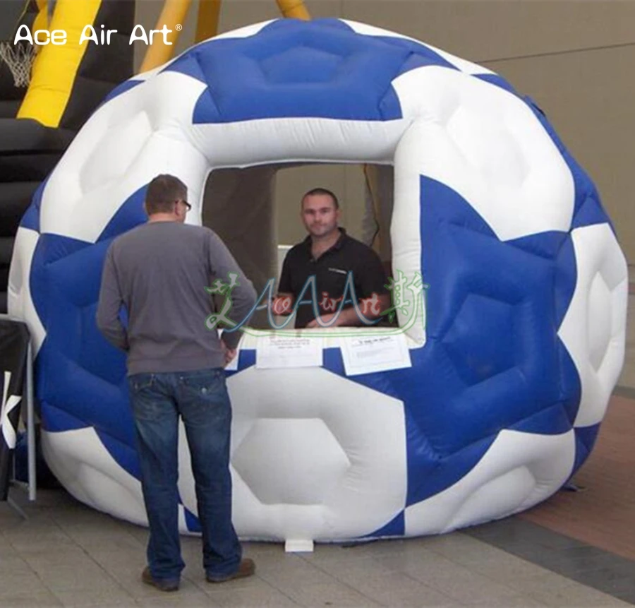 Portable Inflatable Football Shape Shopboard/stall Stand,concession ...