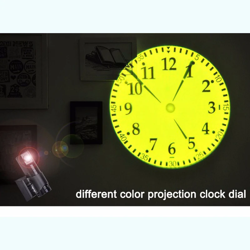 Romeinse-Led-Projectie-Klok-Digitale-Led-Projectie-Opknoping-Wandklok ...