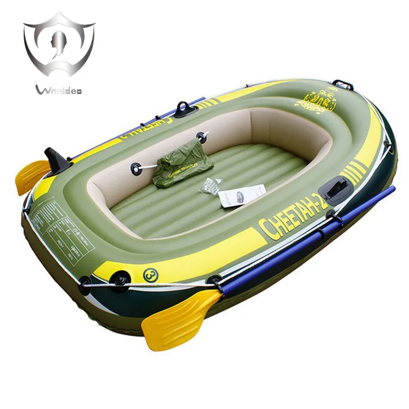 Wnnideo, 2 Person Inflatable Boat Set with French Oars and Mini Air ...