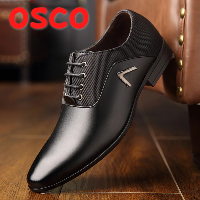 Osco Men Dress Shoes Men Formal Shoes Leather Luxu