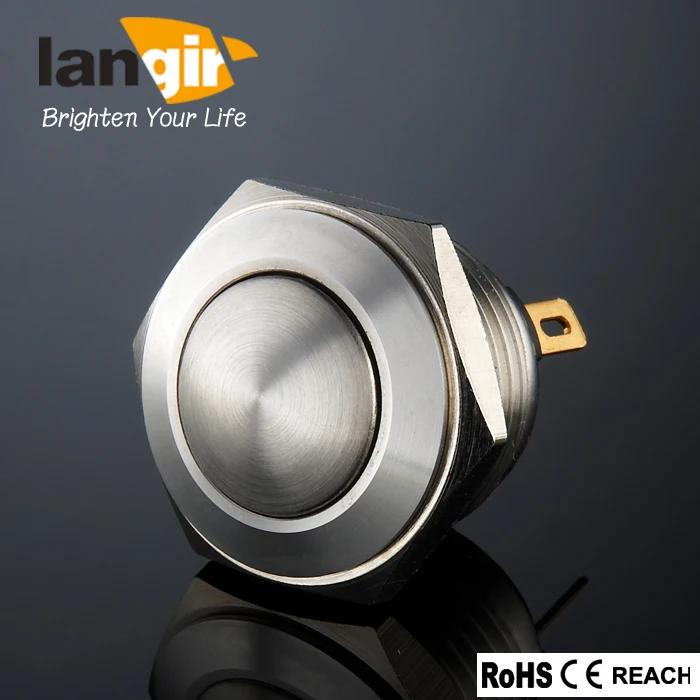 LANGIR High Quality 2A/48VDC Normally Open Momentary Stainless Steel ...