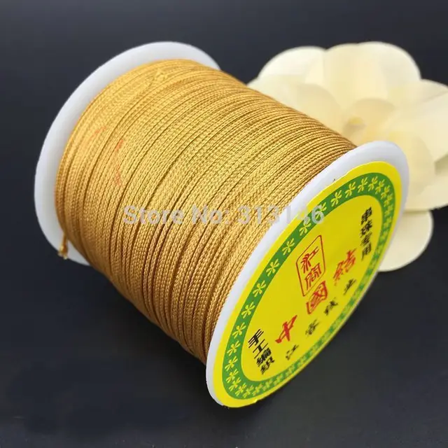 Wholesale 1mm X 90M Nylon Chinese Knot Knotting Kumihimo Macrame Cord ...