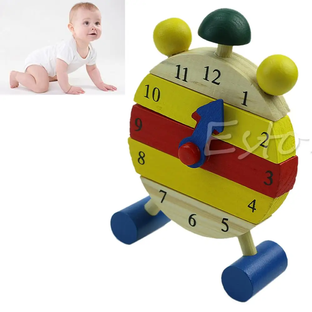 Baby Blocks Early Learning Building Children Educational Wooden Toy ...