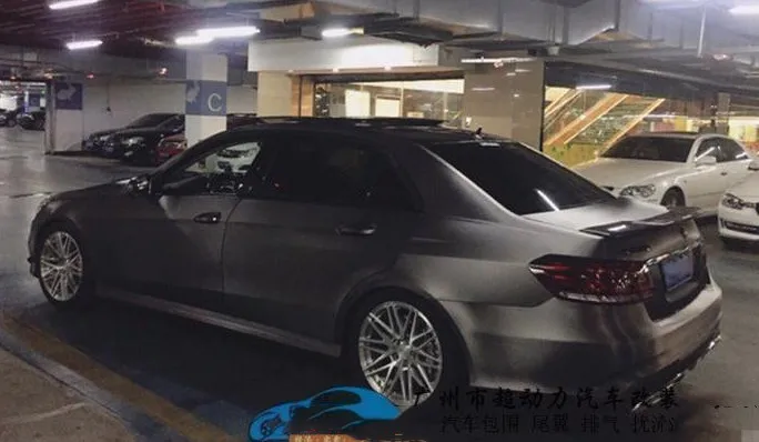 For Benz W212 E320LE260LE300L Renntech style spoiler carbon fibre ...