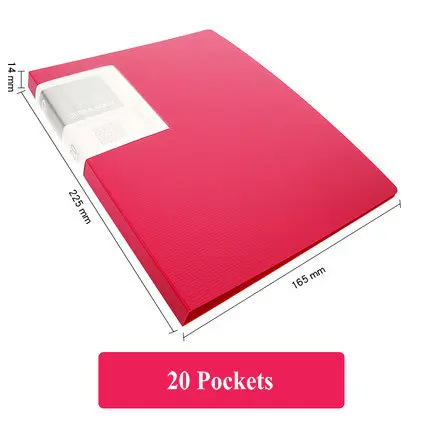 Multi Pockets A5 Folder Booklet Office Paper Organizer Document Bag ...