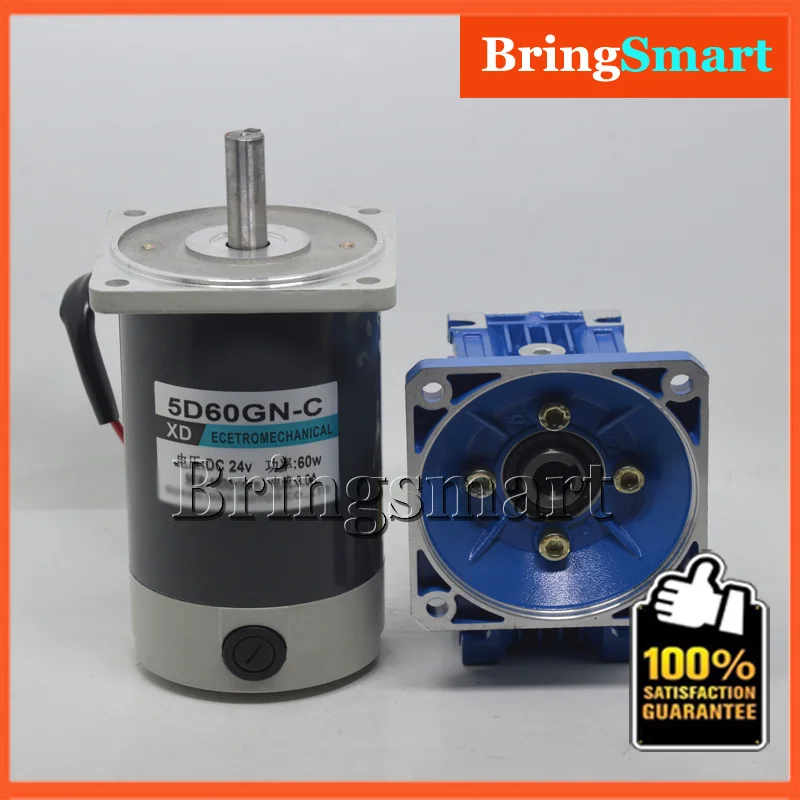 Motor de engranaje helicoidal de 12 voltios de CC 5D60 RV40, eje único/doble, Motor de ...