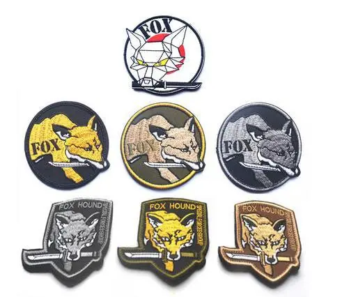 Mental Gear Solid MGS FOX HOUND Patches for Clothing Decorative ...