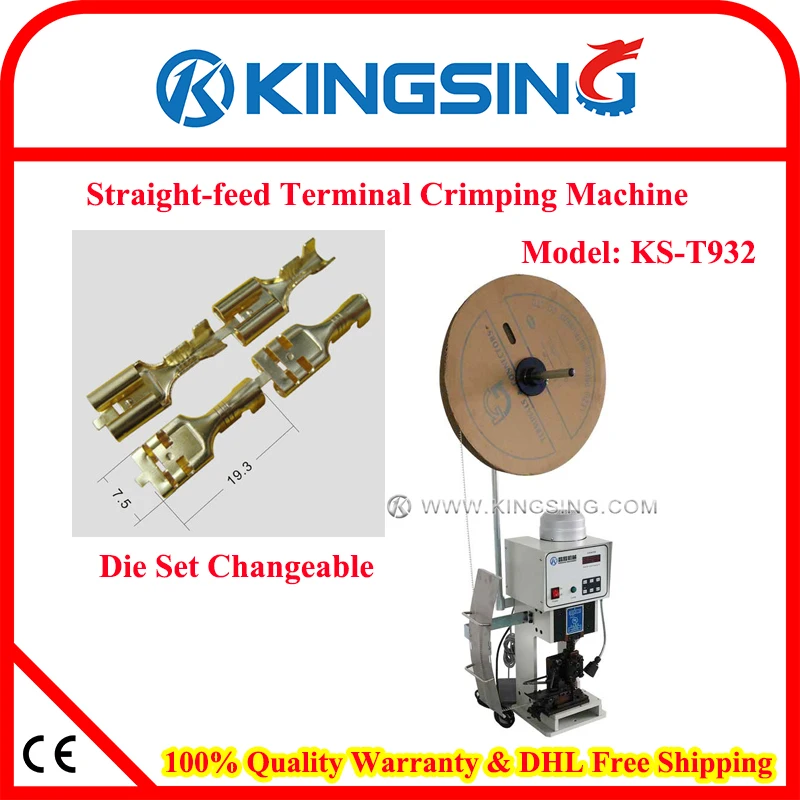 Low noise Terminal Wire Connector Crimping Machine, for various ...