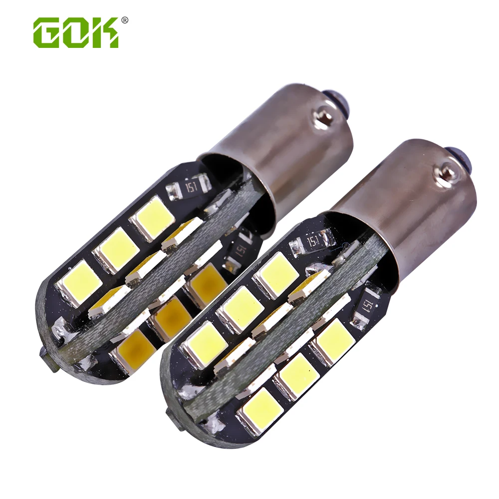 White Car Bulbs BA9S Led 12V Car LED 24SMD 2835 28LED Lens Interior ...
