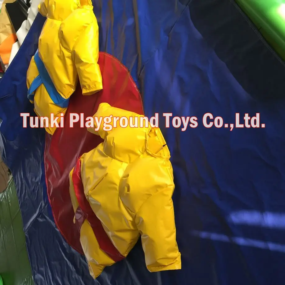 foam padded inflatable sumo suits for adult , do not need inflating ...