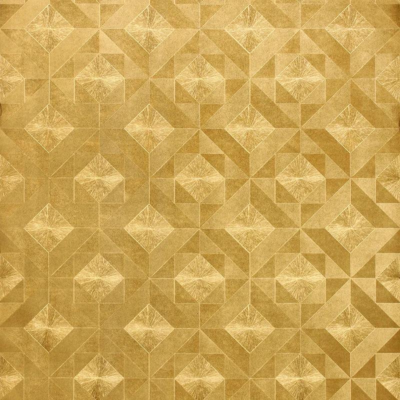 Moderne Luxe Goud Mozaïek Behang Plafond Woonkamer TV Achtergrond ...