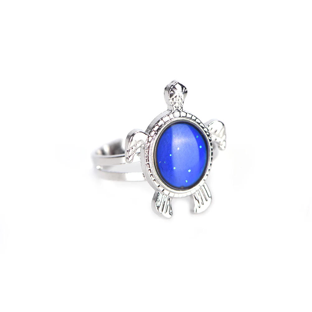 1pc Lovely Magic Turtles Mood Rings Color Changing Emotion Temperature ...