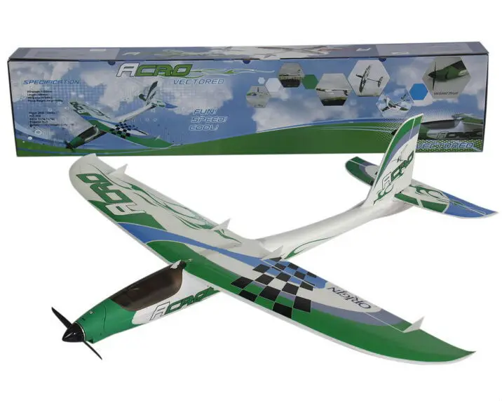 Tensho Epo Acro Vector Thrust Rc Glider Plane Rtf Without Battery - Rc ...