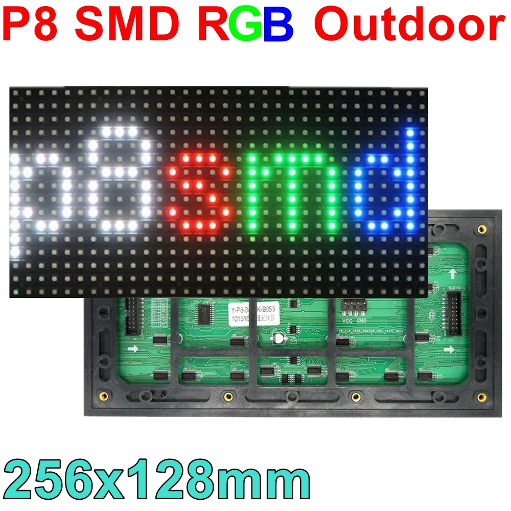 Módulo de tablero de pantalla LED para exteriores P8 SMD a todo Color ...