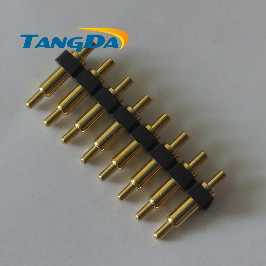 Tangda pogo pin connector 8P inserting plate welding thimble tail PG1.5 ...