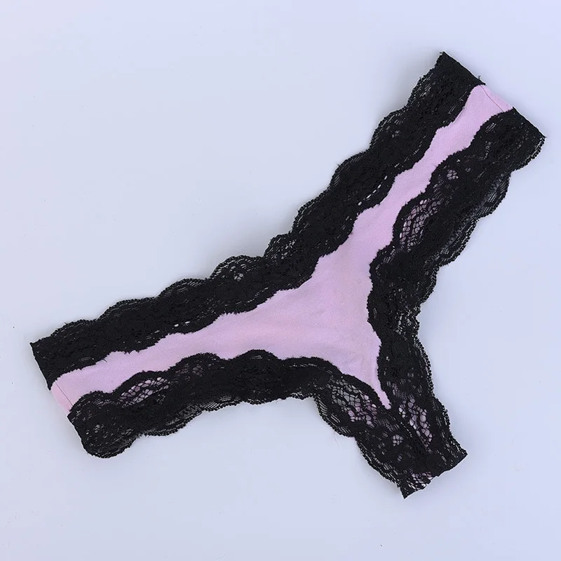 Women G String Sexy Underwear Lace Briefs Panties Thongs Hipster Lady ...