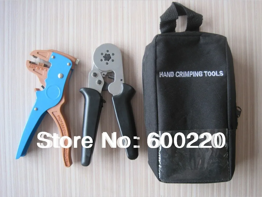 hand-tool-set-in-a-portable-bag-cable-ferrules-crimping-tool-and-wire ...
