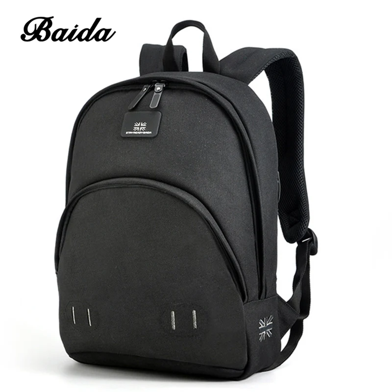BAIDA Cute Pig Nose Unisex Backpack Fashion Women School Bags Solid ...