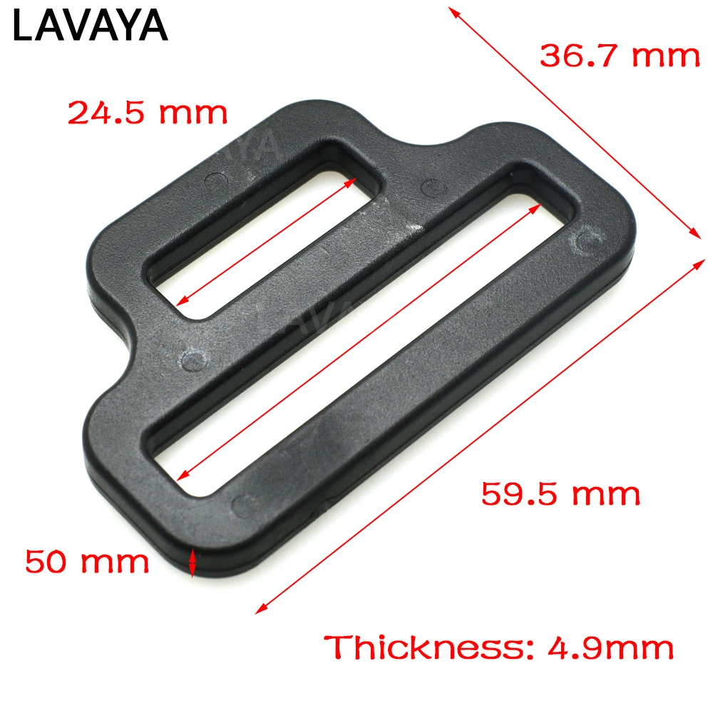 1pcs Outdoor Diy Tri-glide Adjust Buckles Plastic Slider For Backpack ...
