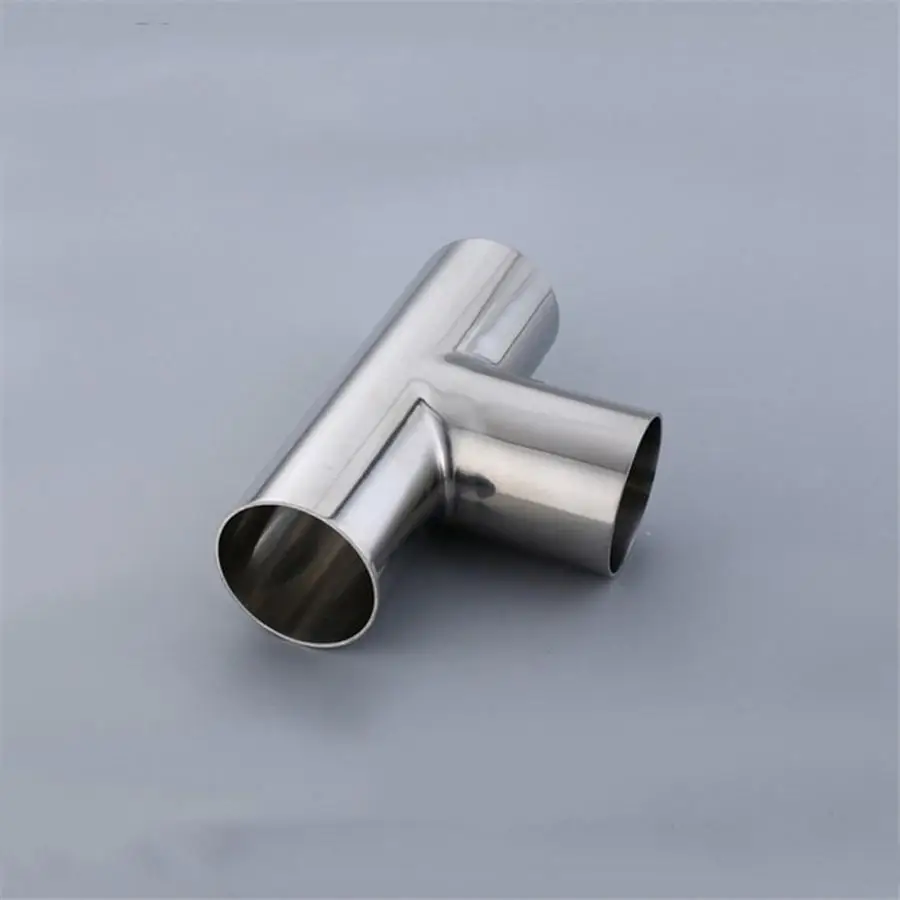 Din Dn50 54mm Pipe Od Butt Welding Tee 3 Way Sus 304 Stainless Steel ...