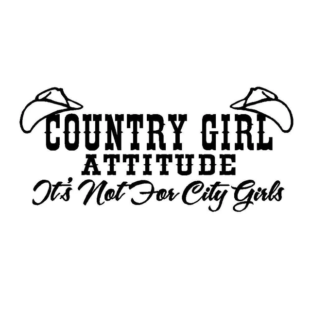 Country Girl Stickers For Trucks
