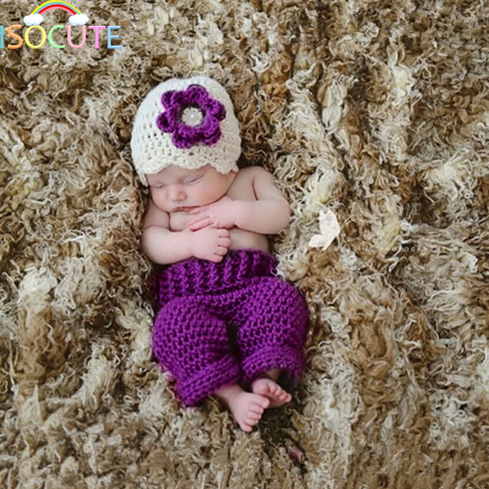 ISOCUTE Apoyos de La Fotografía Hecha A Mano Del Bebé Recién Nacido de Algodón de Alta Calidad ...