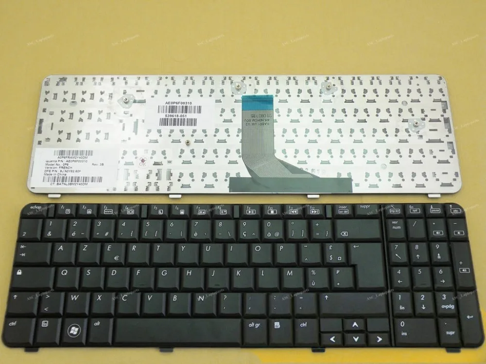 New FR French Clavier For HP Compaq CQ61 CQ61 100 CQ61 200 300 Presario ...
