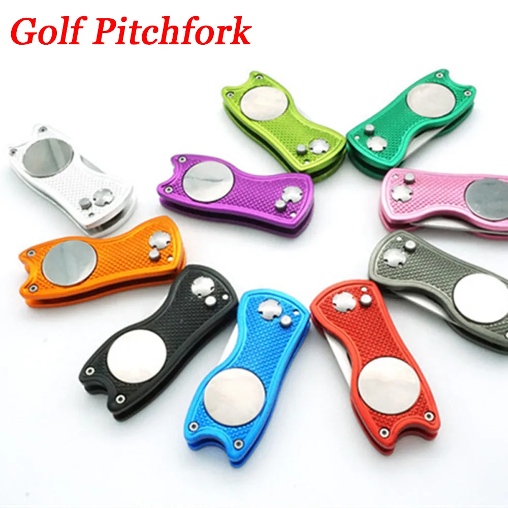 1Pc Stainless Steel Golf Pitchfork Putting Fork Golf Training Golf ...