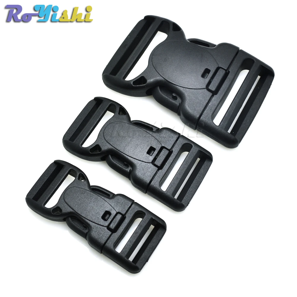 Plastic Dual Adjustable & Security Double Lock Buckle For Tactical ...