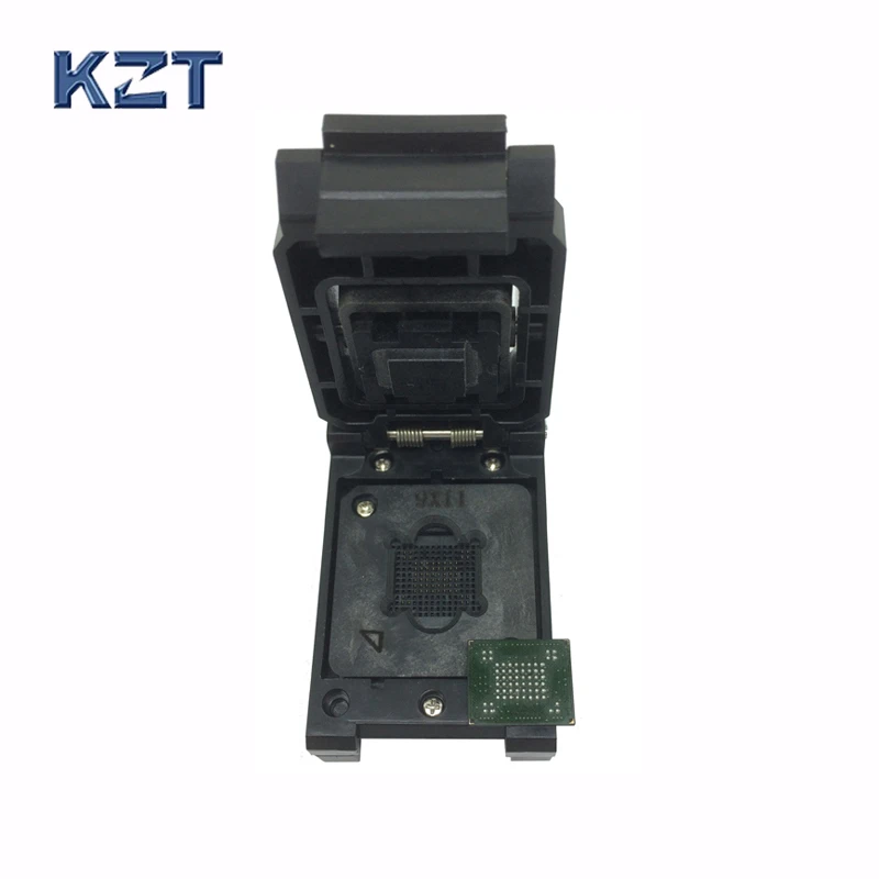 VFBGA63 BGA63 Burn in Test Socket Pin Pitch 0.8mm IC Body Size 10.5x13 ...