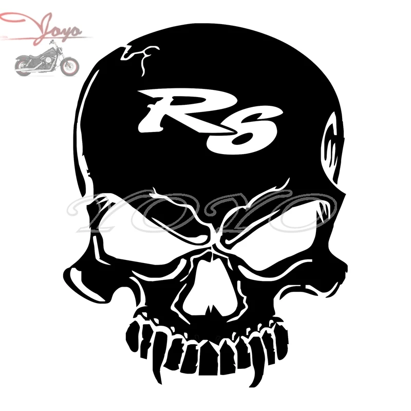 Free shipping R6 logo skull adhesive sticker decal fairing stickers for ...