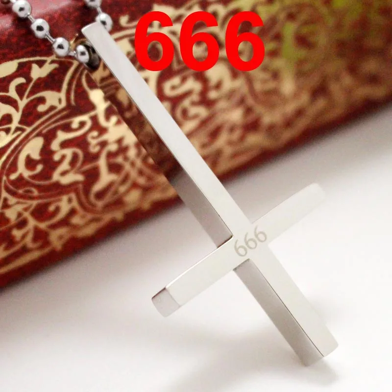 Stainless-Steel-666-Inverted-Cross-Pendant-Necklace-Devil-Lucifer-Satan ...