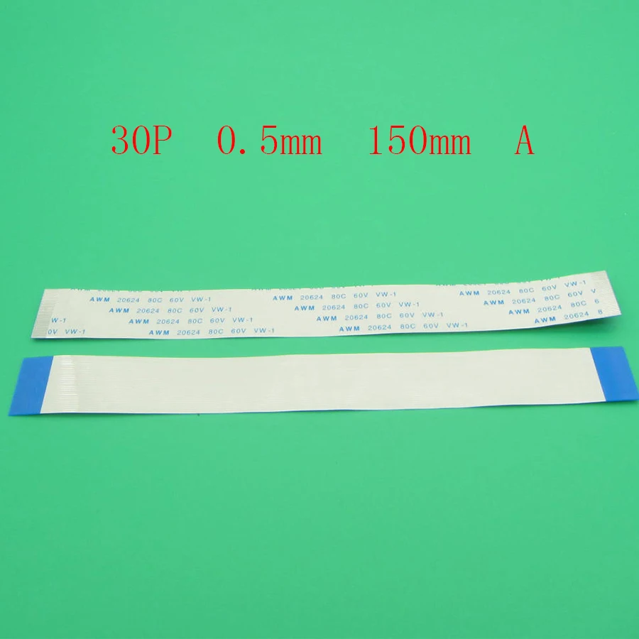 10pcs 30pin FFC FPC flat line flexible cable 0.5mm pitch 30 pin A ...