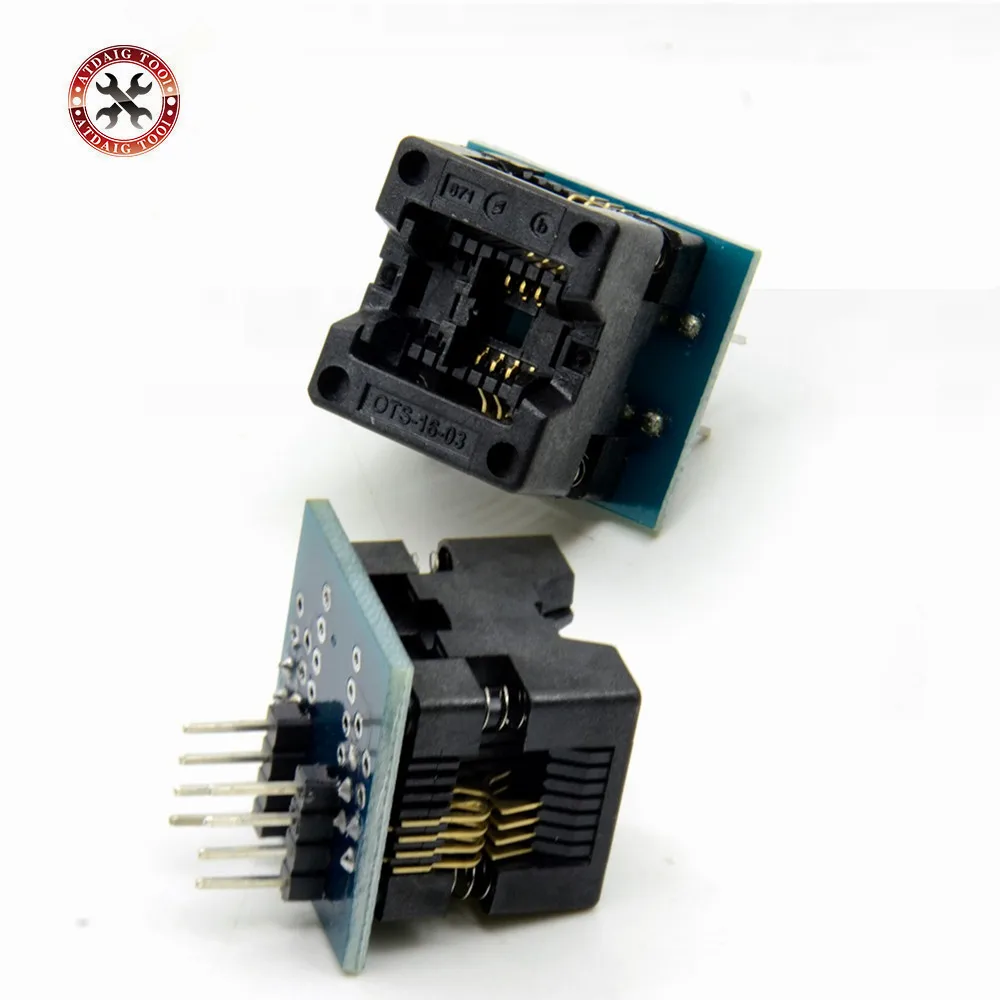 SOIC8 SOP8 to DIP8 EZ Socket Converter Module Programmer Output Power ...