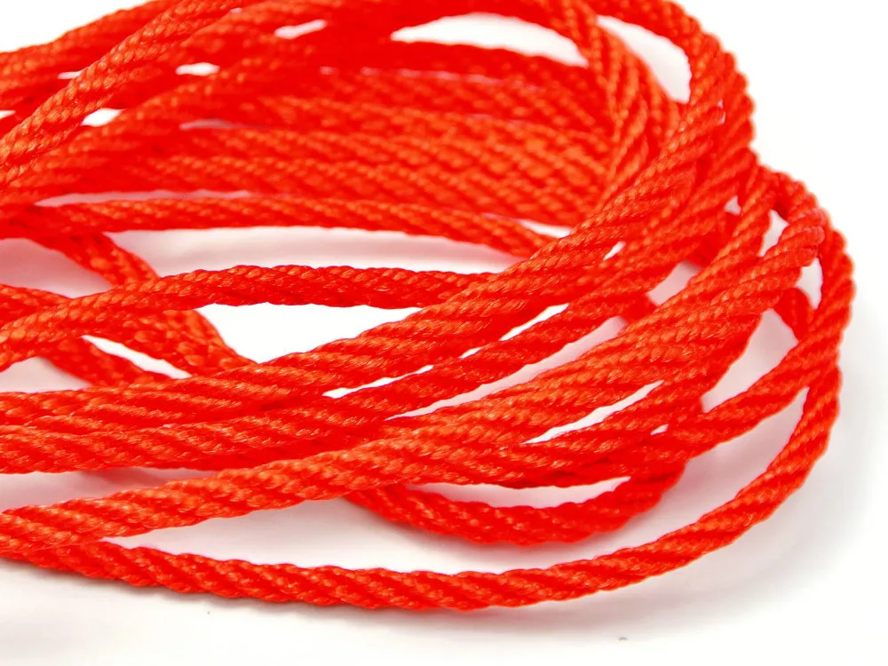 10 meters Red Nylon Love Rope Binding Bind up Synthetic Silk String 3mm ...