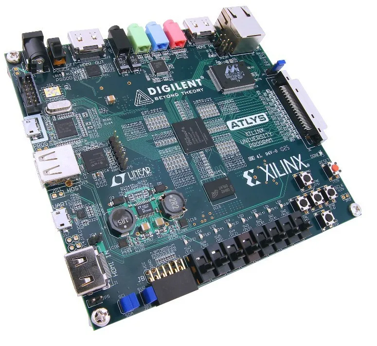 Xilinx FPGA Development Board Digilent Atlys Spartan 6 FPGA cost effective video|board dvr|board ...