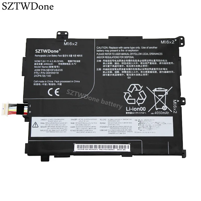 SZTWDone-00HW018-LENOVO-ThinkPad-10-2nd-TP00064B-SB10F46455-SB10F46456 ...