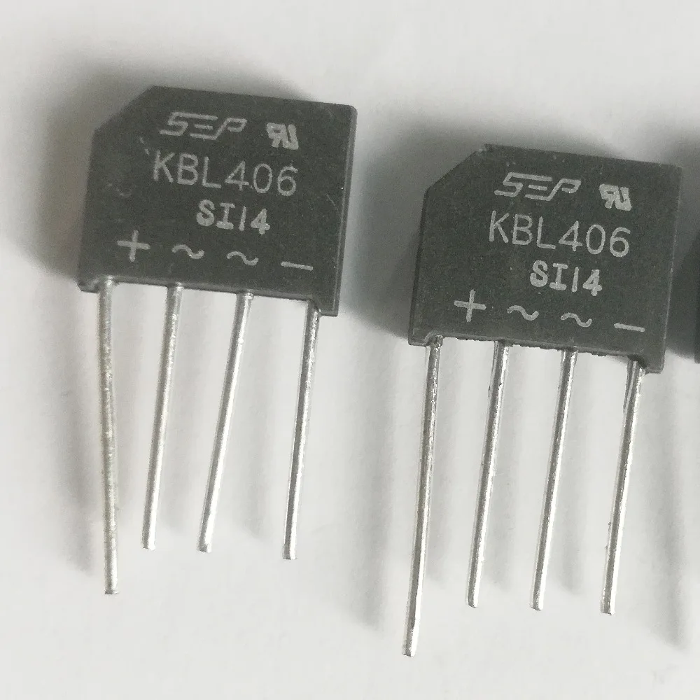 10PCS SEP 브리지 다이오드 정류기 KBL406 KBL 406 4A 800V UL|공구 부품| - AliExpress