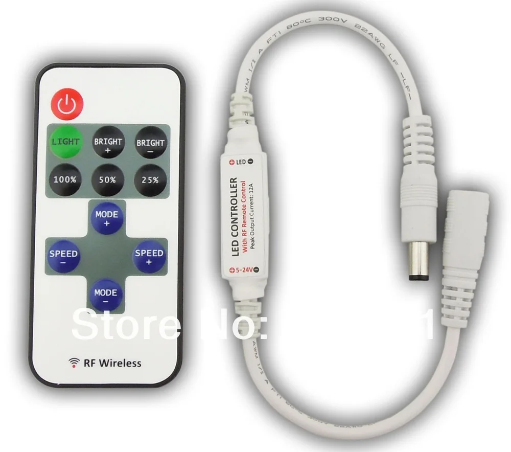 DC12V-input-LED-Mini-Controller-Single-Color-LED-Controller-R106-RF ...