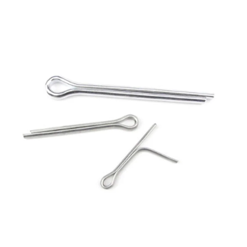 10pcs M8 carbon steel galvanized open hairpin locating pin 40mm~110mm ...