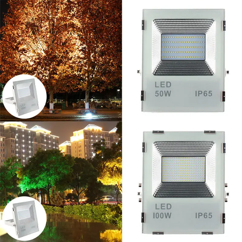LED Flood Light Projector IP66 WaterProof 50W 100W 86 264V LED ...