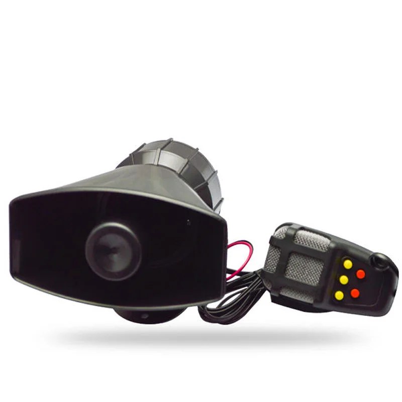 Dc12v 100w 5 Tone Speakers Car Motorcycle Police Sound Warning Siren ...
