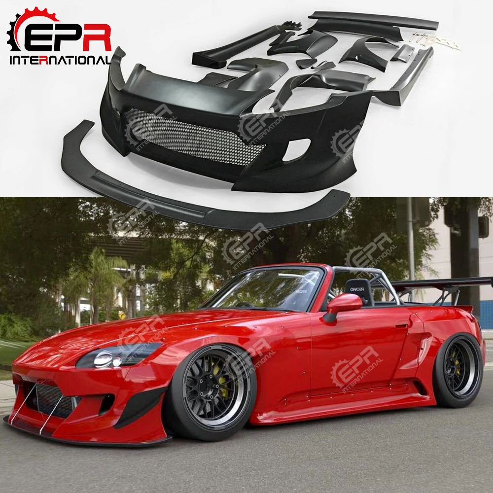 For Honda S2000 Ap1 Ap2 Frp Glass Fiber Full Body Kit Front Bumper Fender Spoiler For S2000 Ap1 ...
